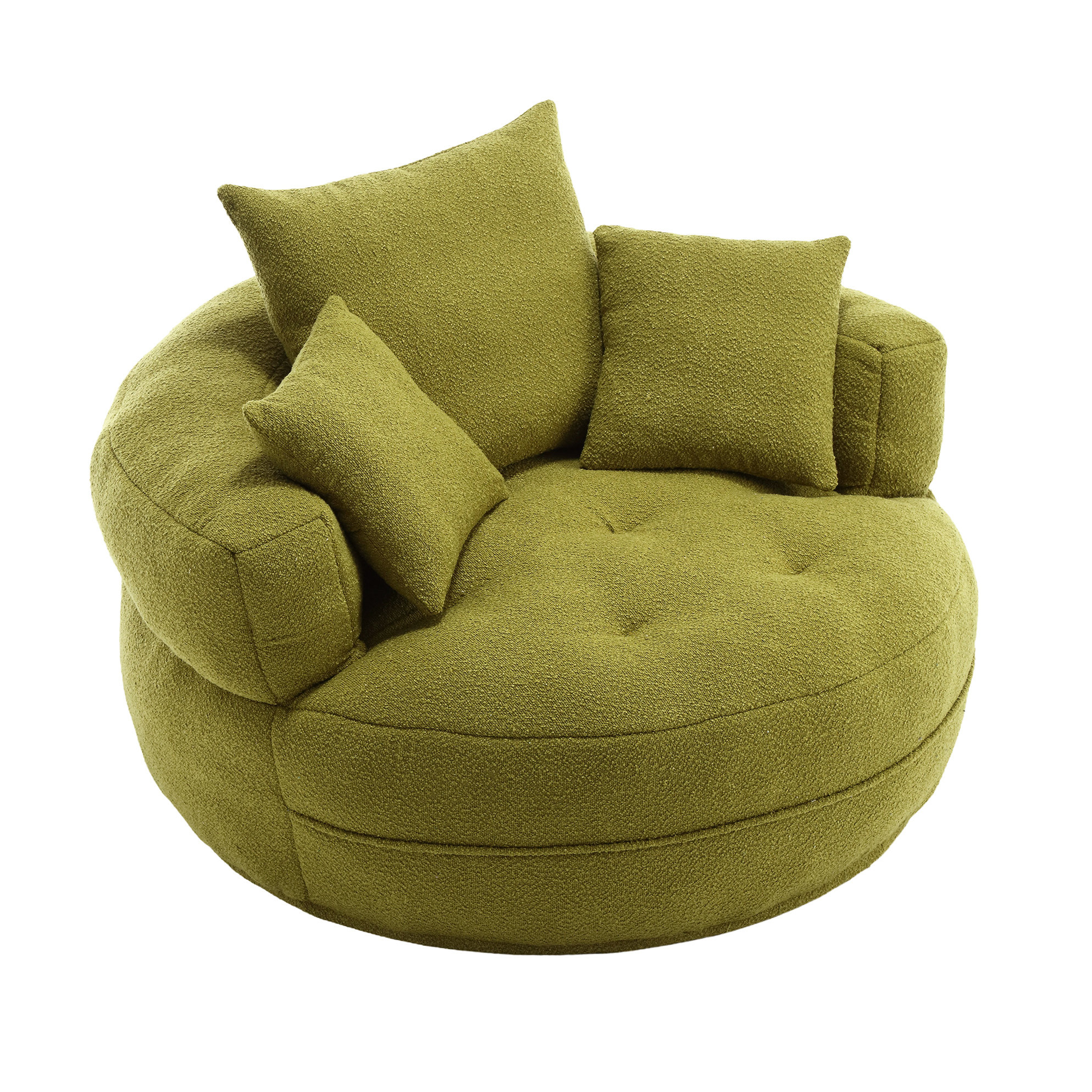Trule Chenille Sponge Single , Fluffy Modern Chair For Living Room And ...