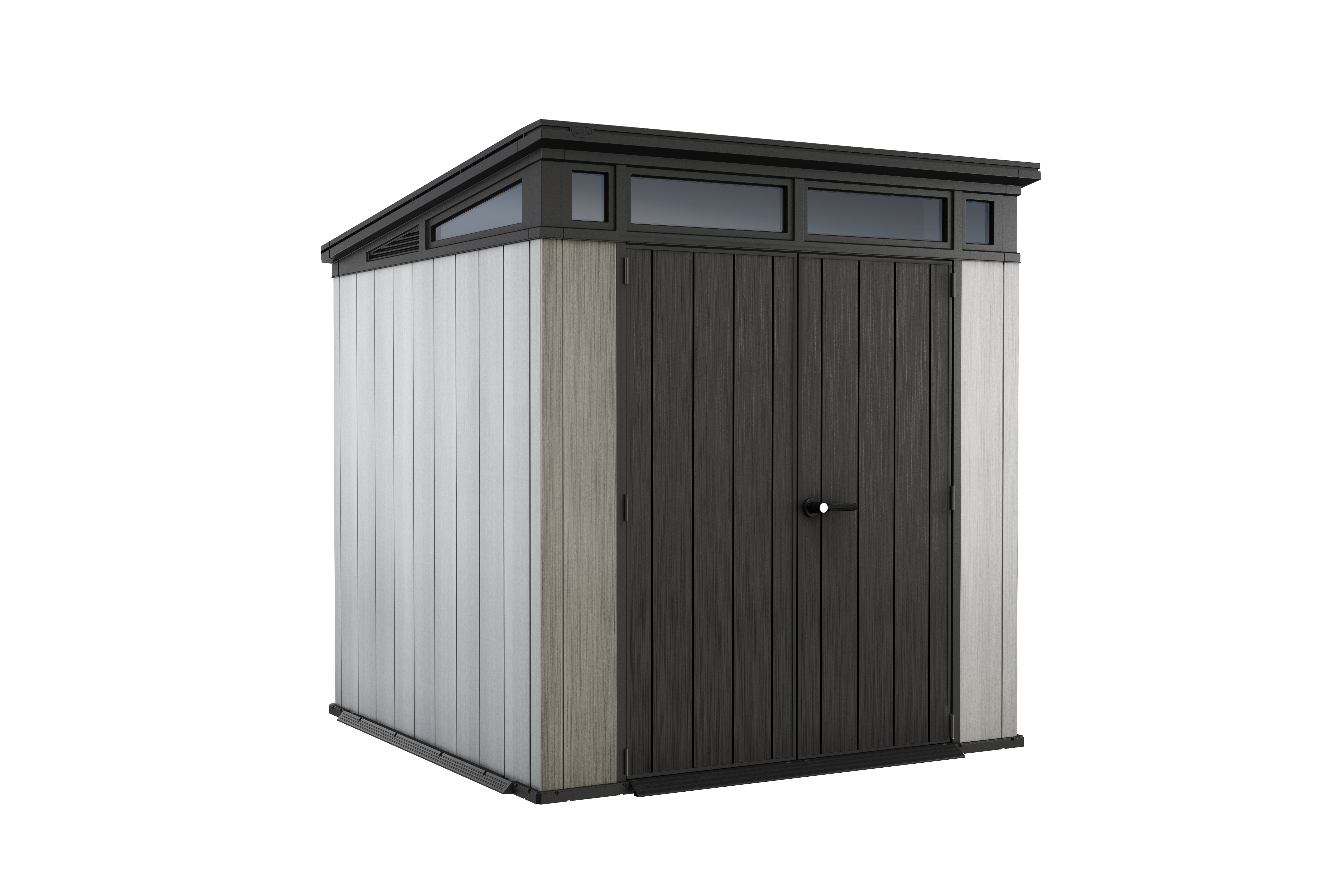 Keter Artisan 7x7 ft. Modern Resin Outdoor Storage Shed With Floor for ...