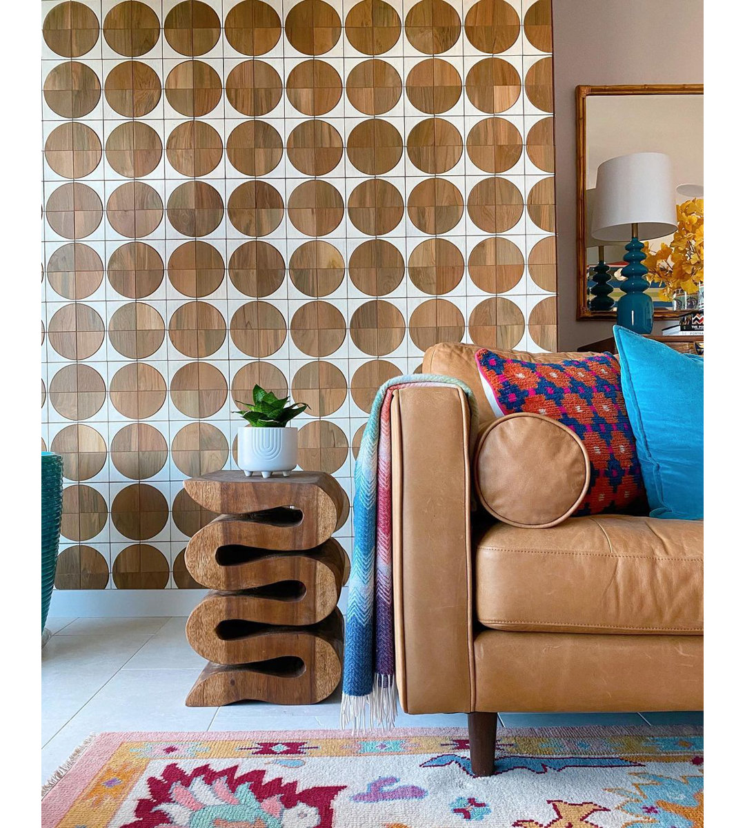 IndoTeak Design Twister Tile | Wayfair