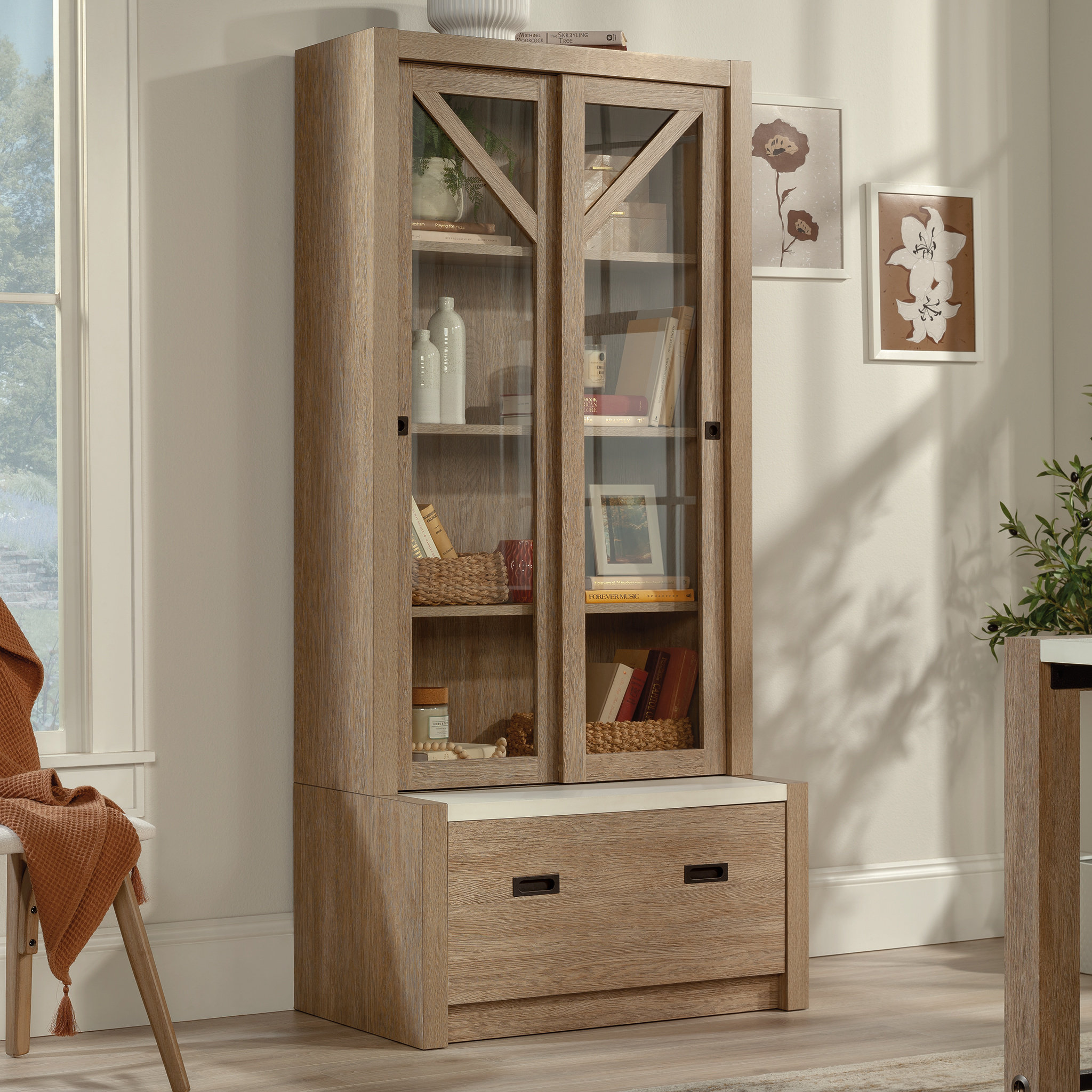 Sauder Dixon City Storage Bookcase - Wayfair Canada