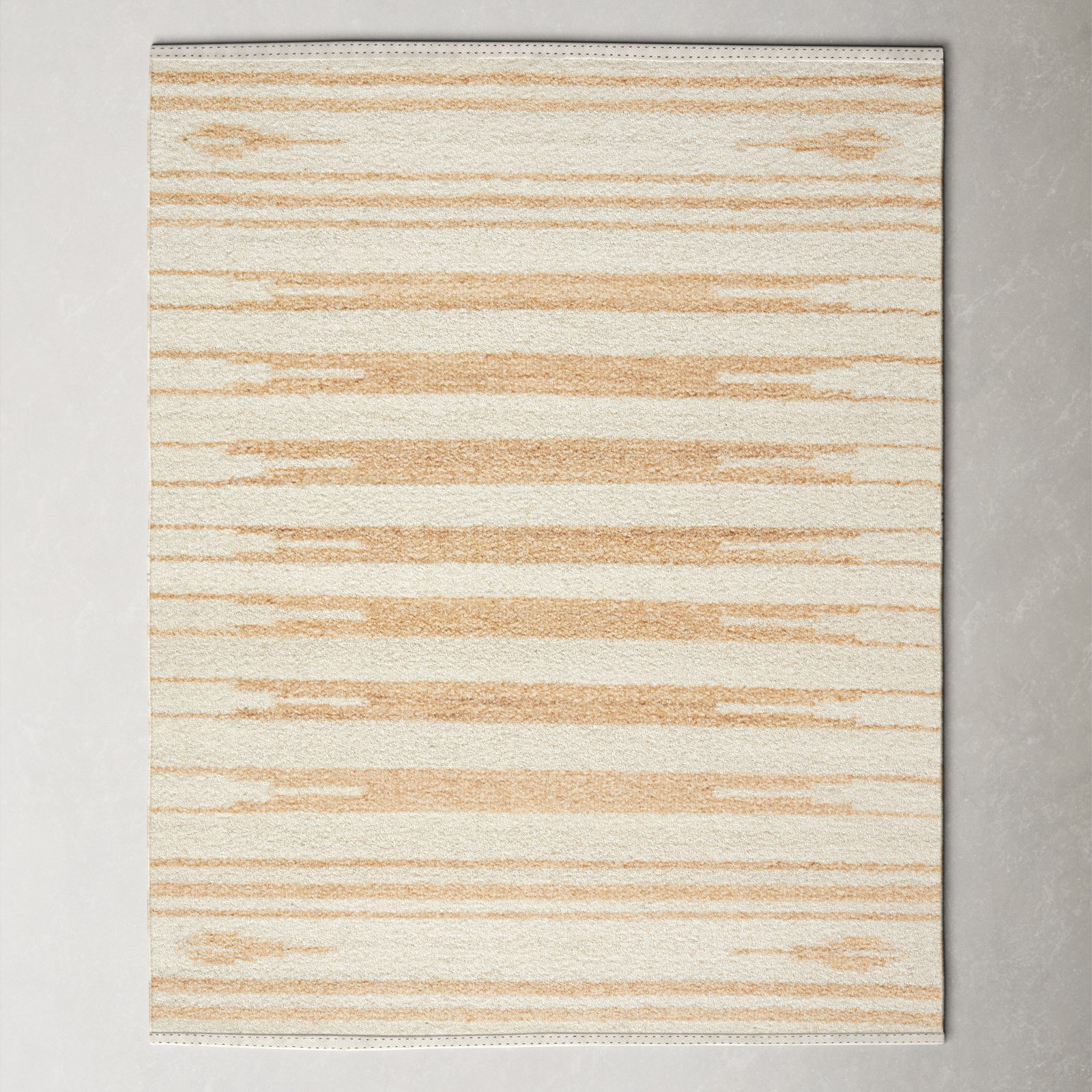 AllModern Emiliano Handmade Light Tan Area Rug | Wayfair