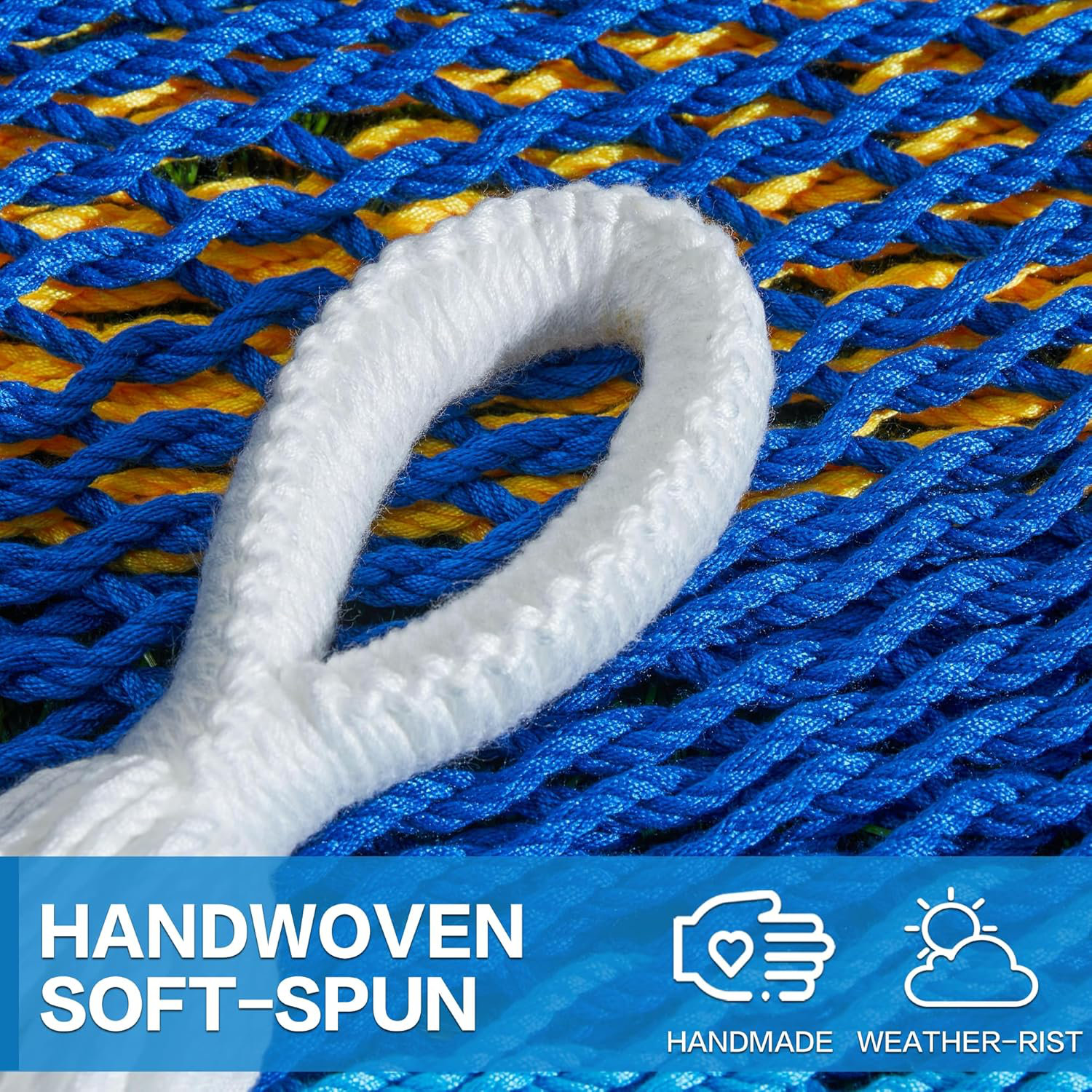 Rosecliff Heights Mayan Hammock - Handwoven XL Thick Soft Rope Hammock ...