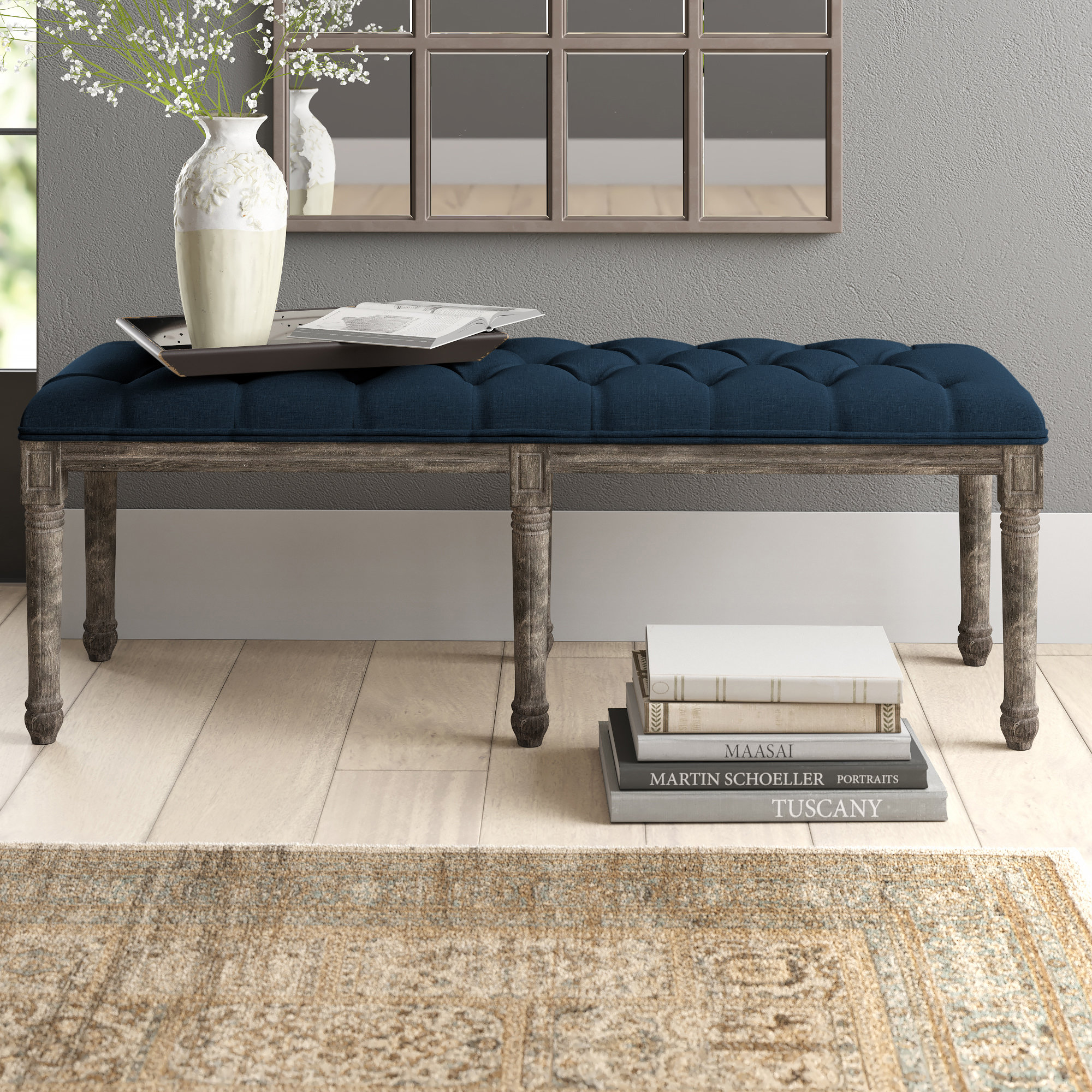 Greyleigh™ The Barn Wild Hen Vintage Performance Bench & Reviews | Wayfair