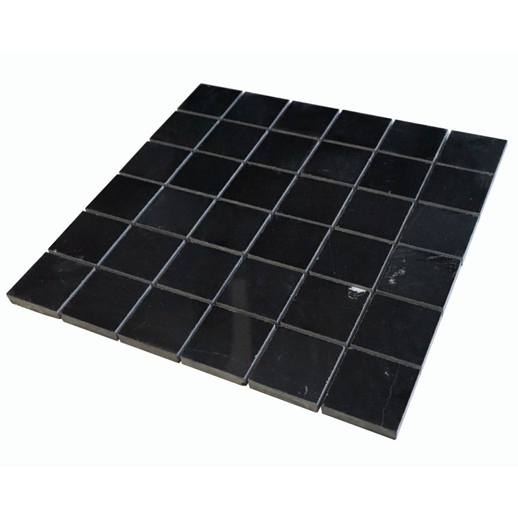 ES Stone 2" x 2" Grid Marble Mosaic Wall & Floor Tile & Reviews | Wayfair