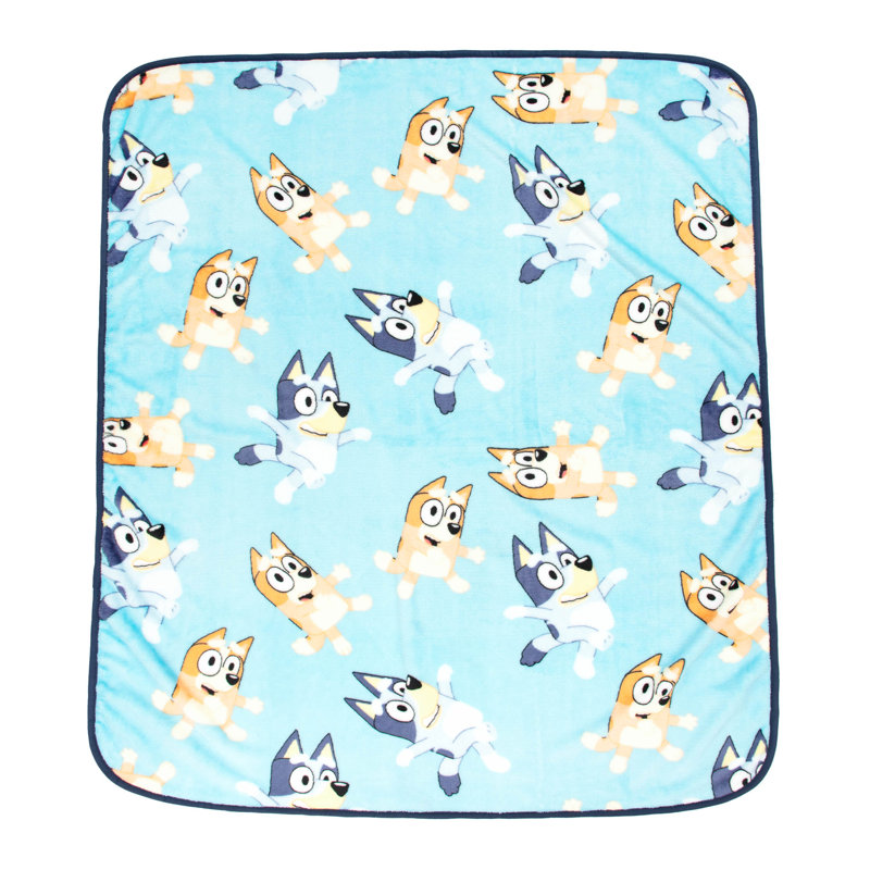 BBC Bluey Dance Party 40 X 50 Throw | Wayfair