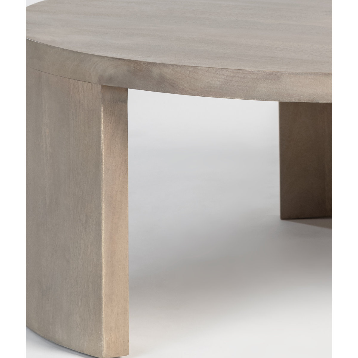 Alder & Tweed Connor Solid Wood 3 Legs Coffee Table | Perigold