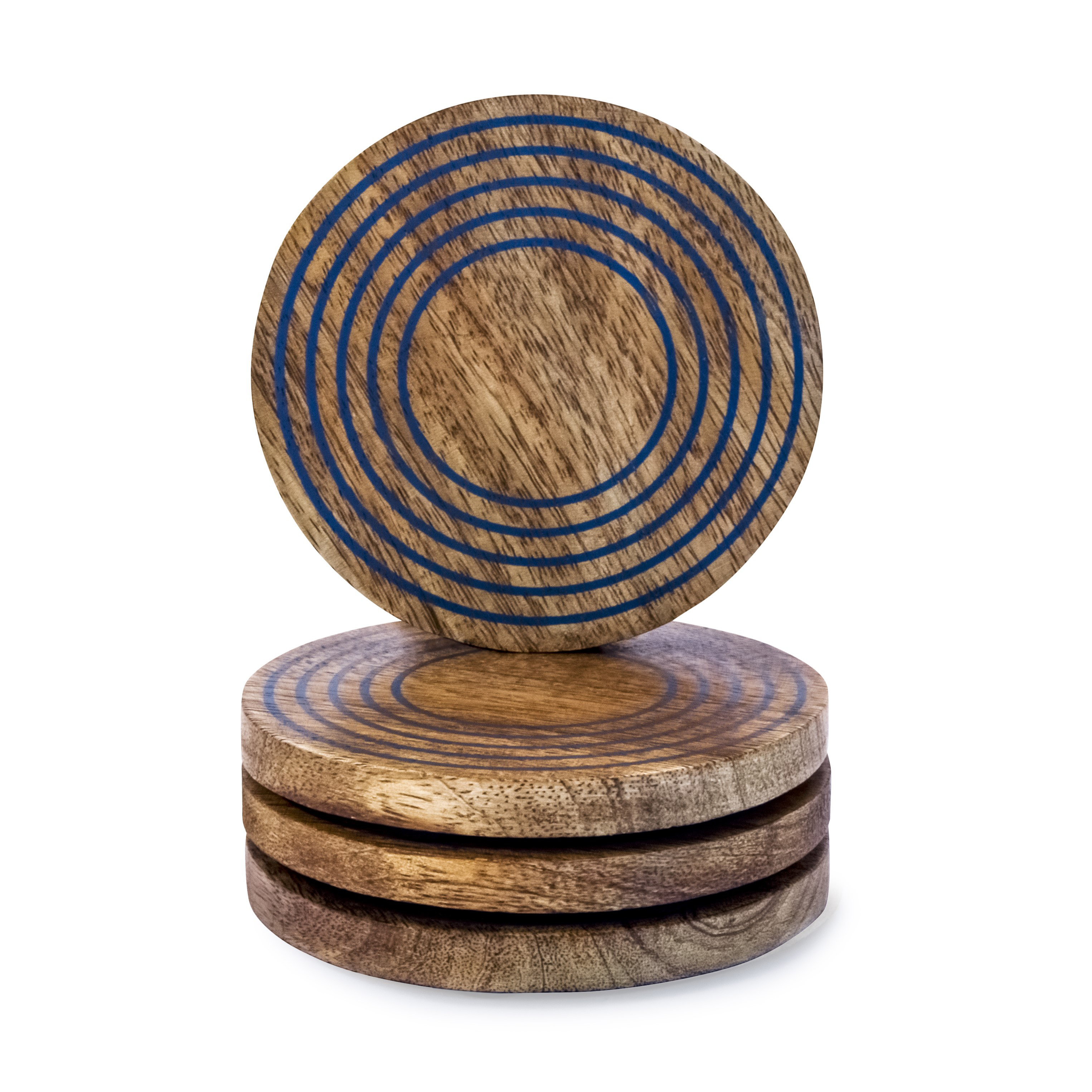Breakwater Bay Ringed Wood Coaster | Wayfair