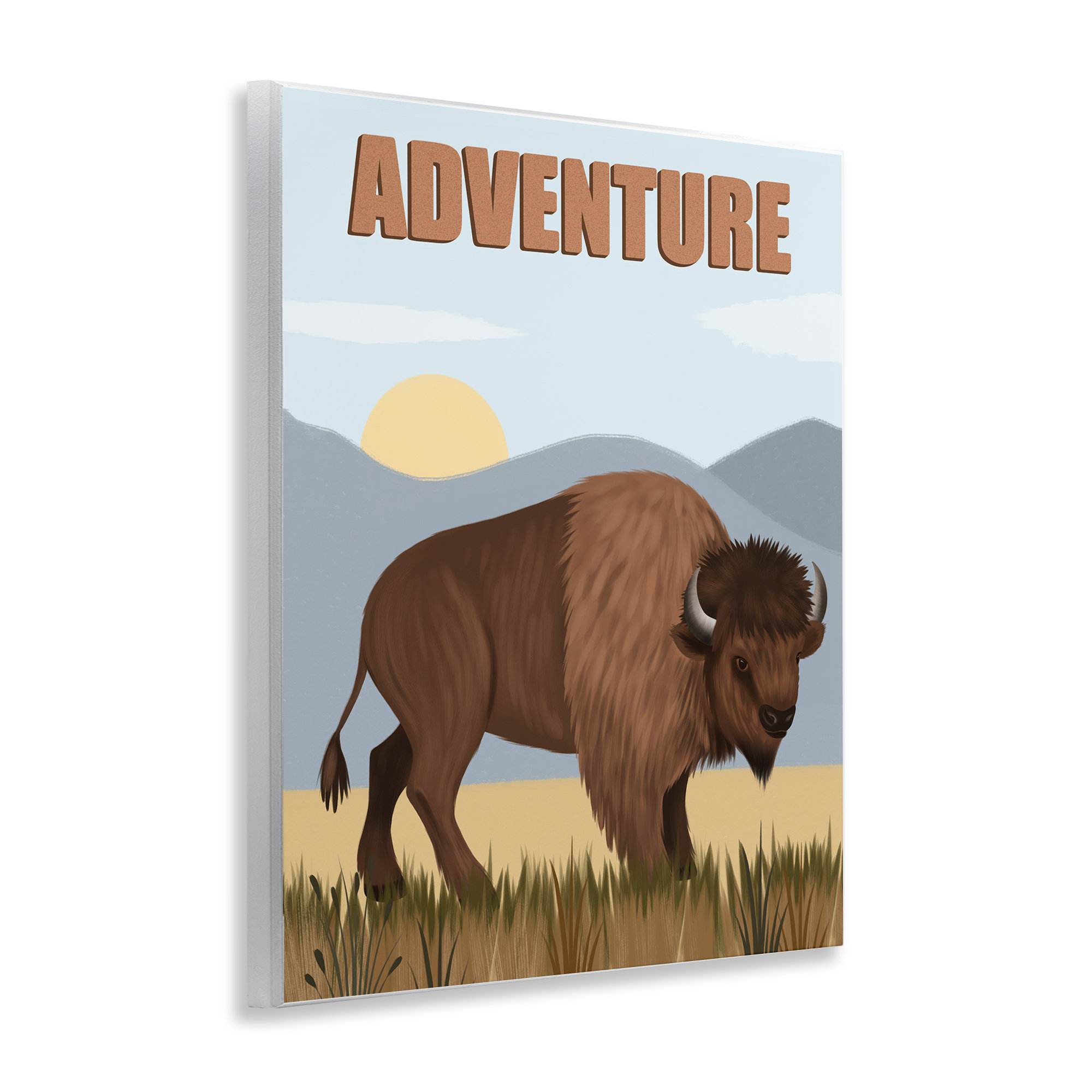 Dakota Fields Adventure Nature & Bison Wall Plaque Art by Jo Taylor ...