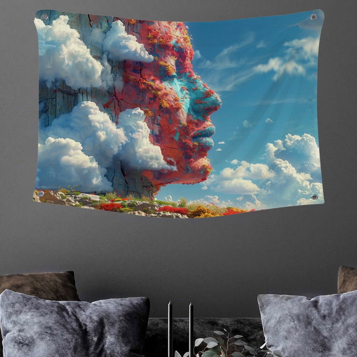 East Urban Home Rock Formation Wall Tapestry - Nature Wall Decor | Wayfair