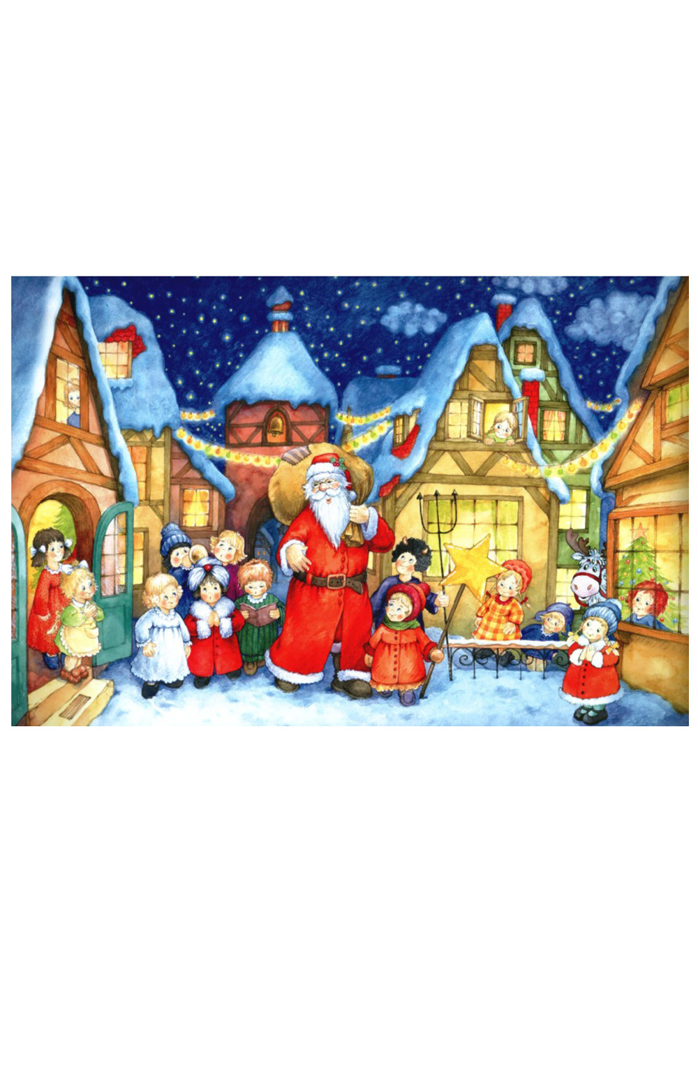 Alexander Taron Small Santa and Kids Advent Calendar - Wayfair Canada