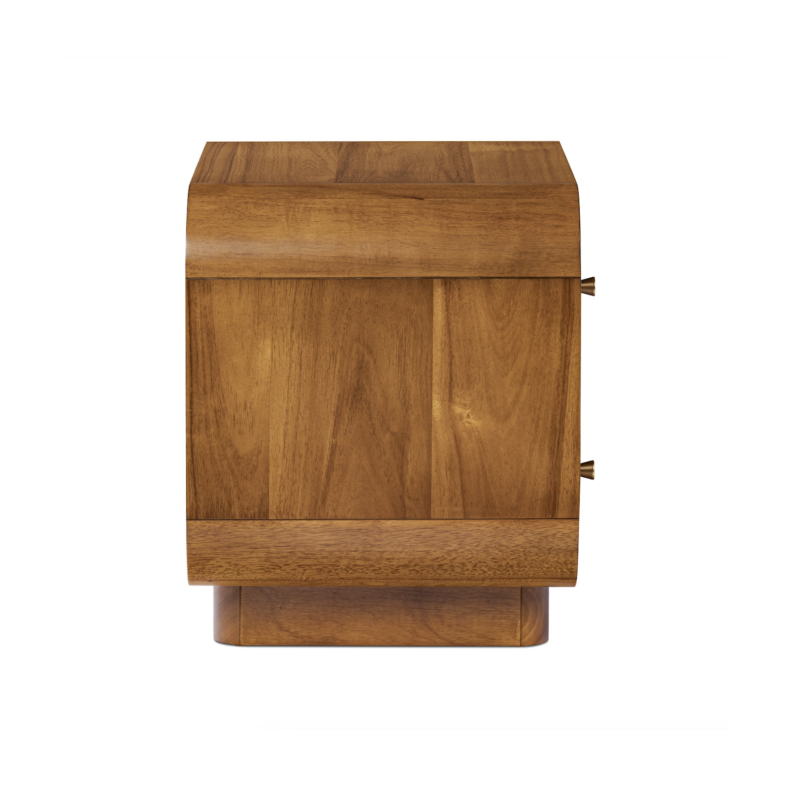 Poly & Bark Oslo Wood Nightstand with Brass Handles & Reviews | AllModern