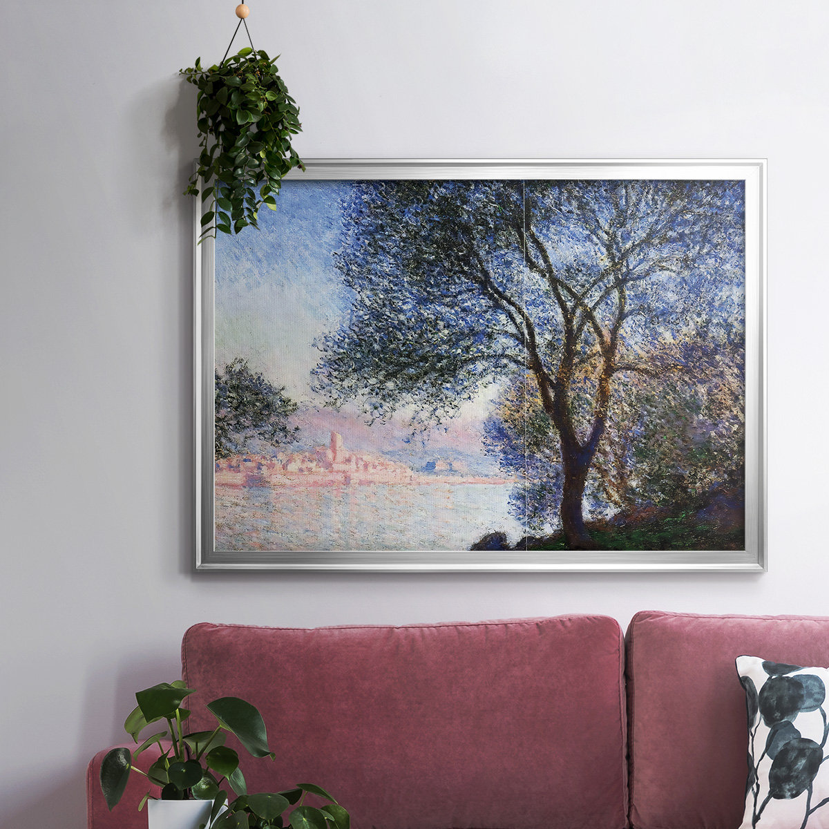 Wexford Home Antibes Seen From The Salis Gardens 02, 1888 Framed On ...