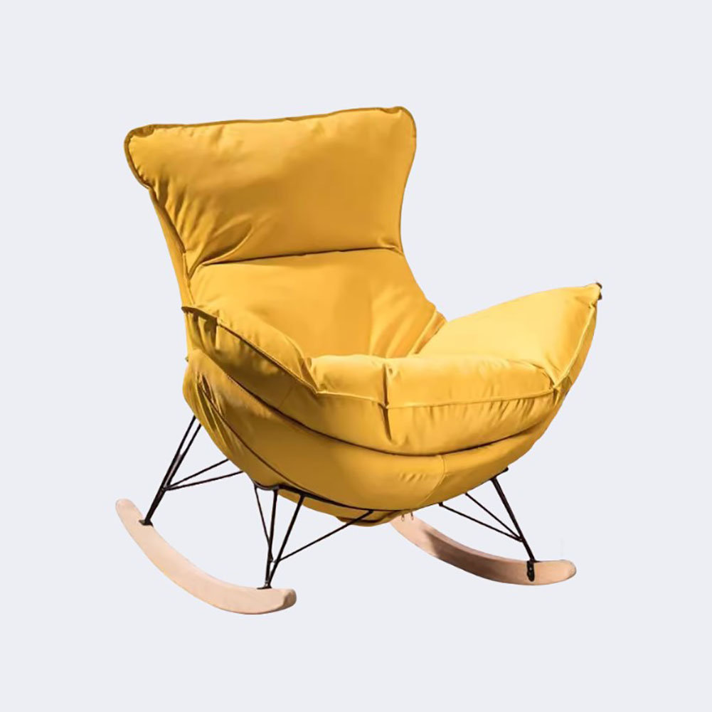 ChairVogue Light Luxury Style Eggshell Leisure Rocking Chair Rocking ...