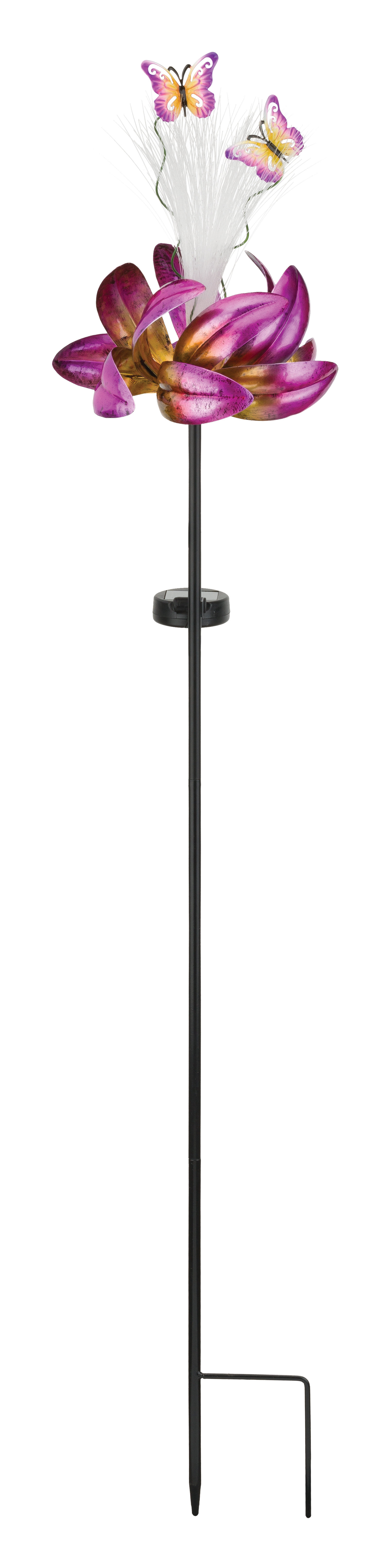 Regal Art & Gift Sparkle Solar Spinner Stake - Butterfly - Wayfair Canada