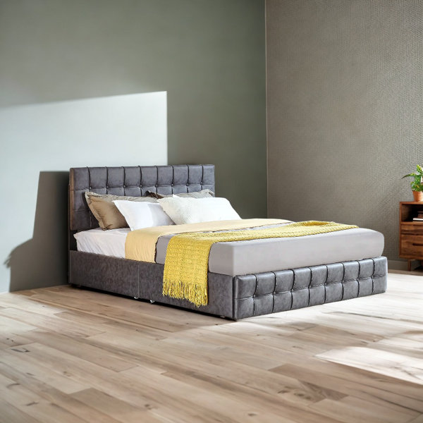 Red Barrel Studio® Rummanah Upholstered Bed | Wayfair