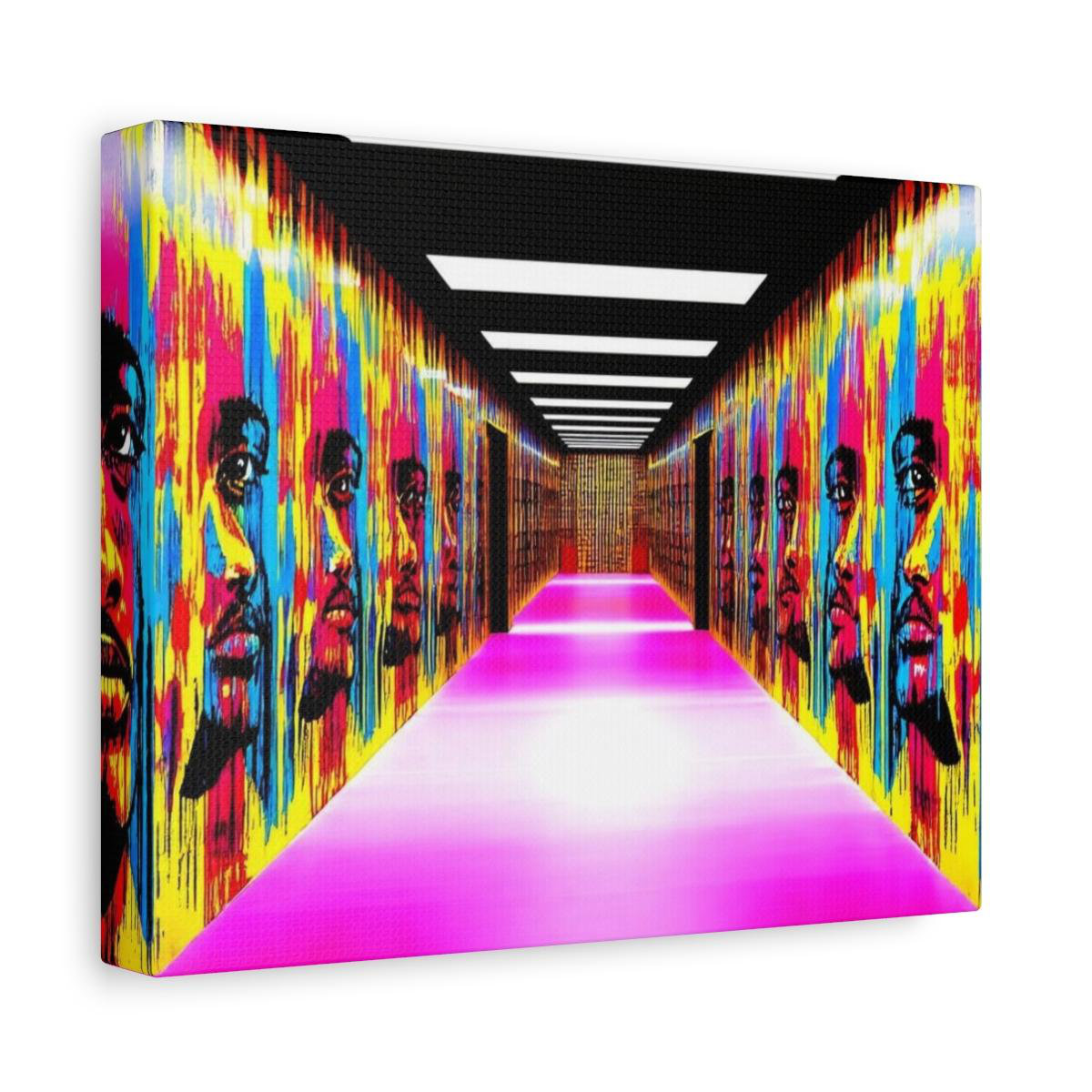 Ivy Bronx Tribal Stadium Corridor, Pop Art, Canvas Art Print | Wayfair