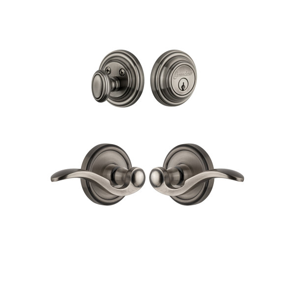 Grandeur Complete Georgetown Entry Lever Set with Deadbolt | Perigold