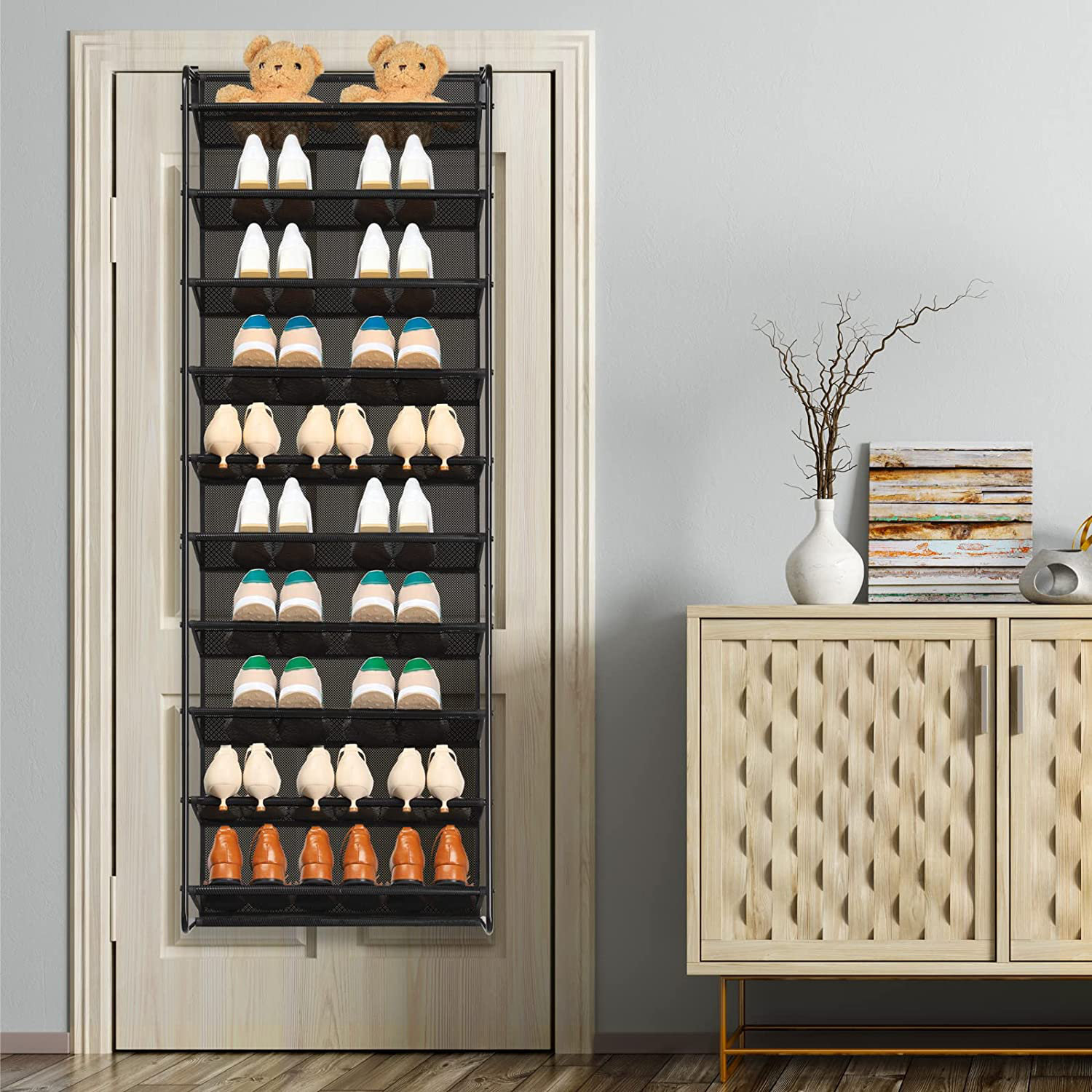 Rebrilliant 20 Pair Hanging Shoe Organizer | Wayfair