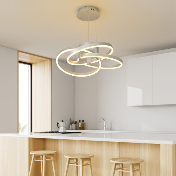 Mercer41 Beacan Dimmable LED Geometric Chandelier | Wayfair