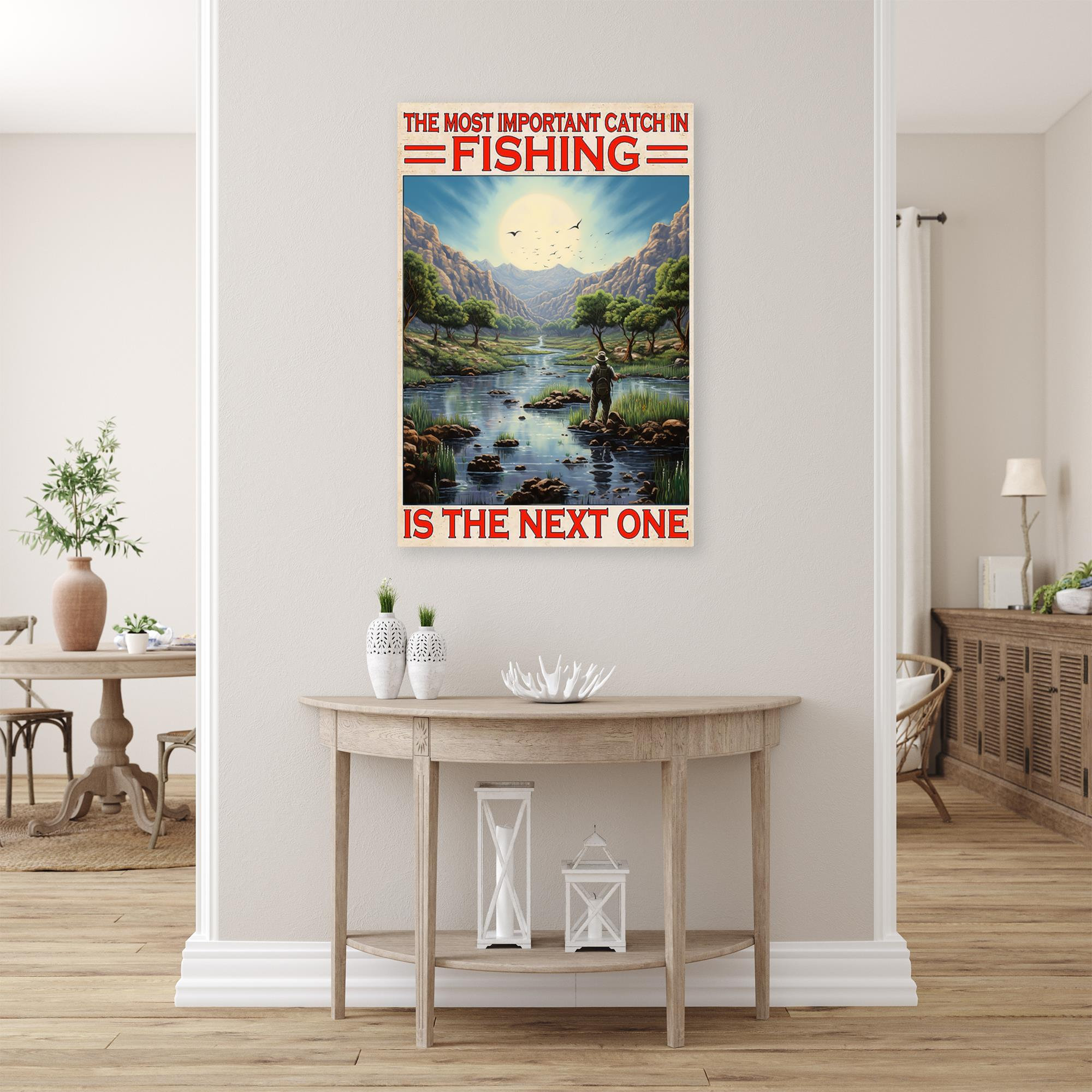 Trinx The Most Important Catch In Fishing 1 On Canvas Print | Wayfair
