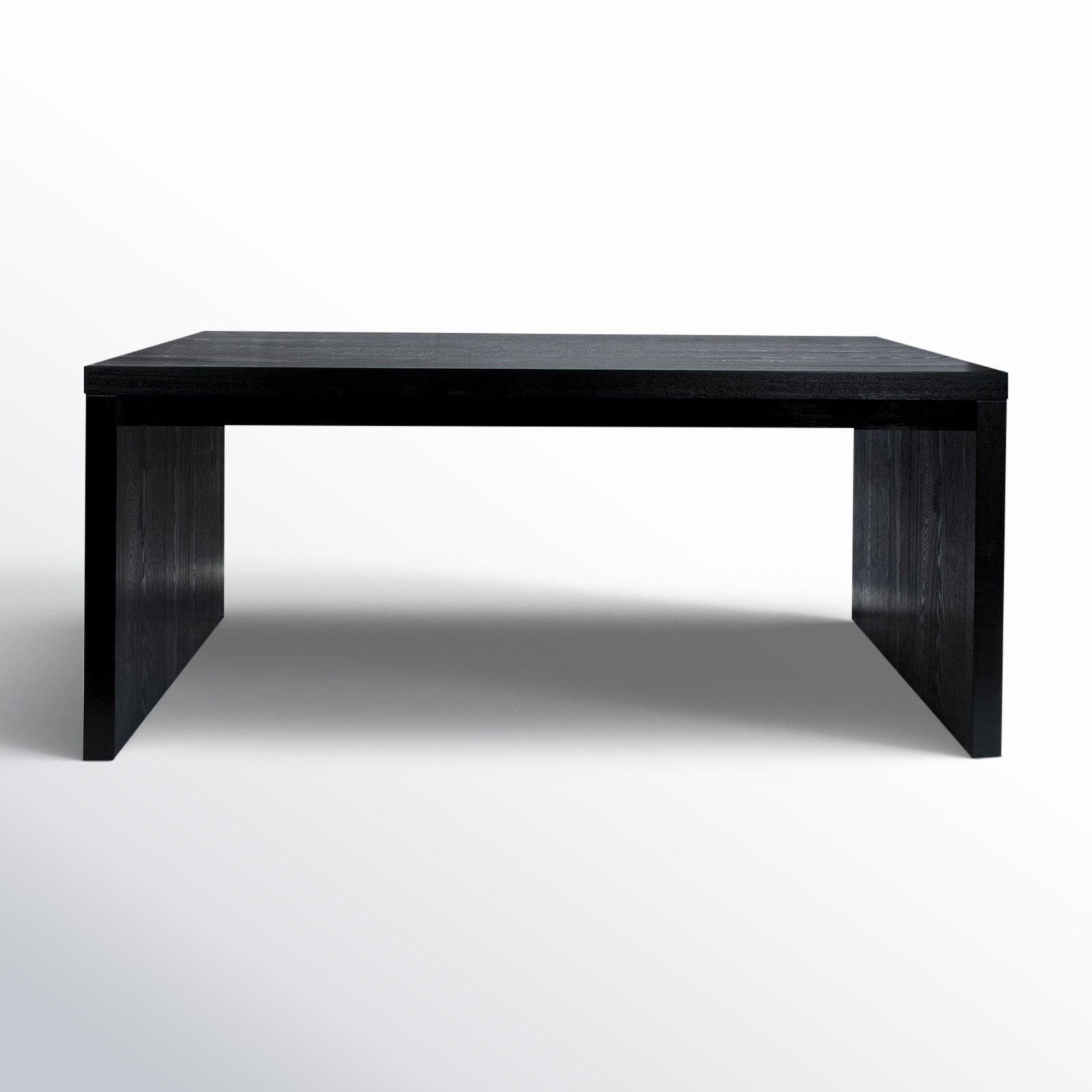 Joss & Main Gabler 64'' Ash Wood Waterfall Dining Table | Wayfair