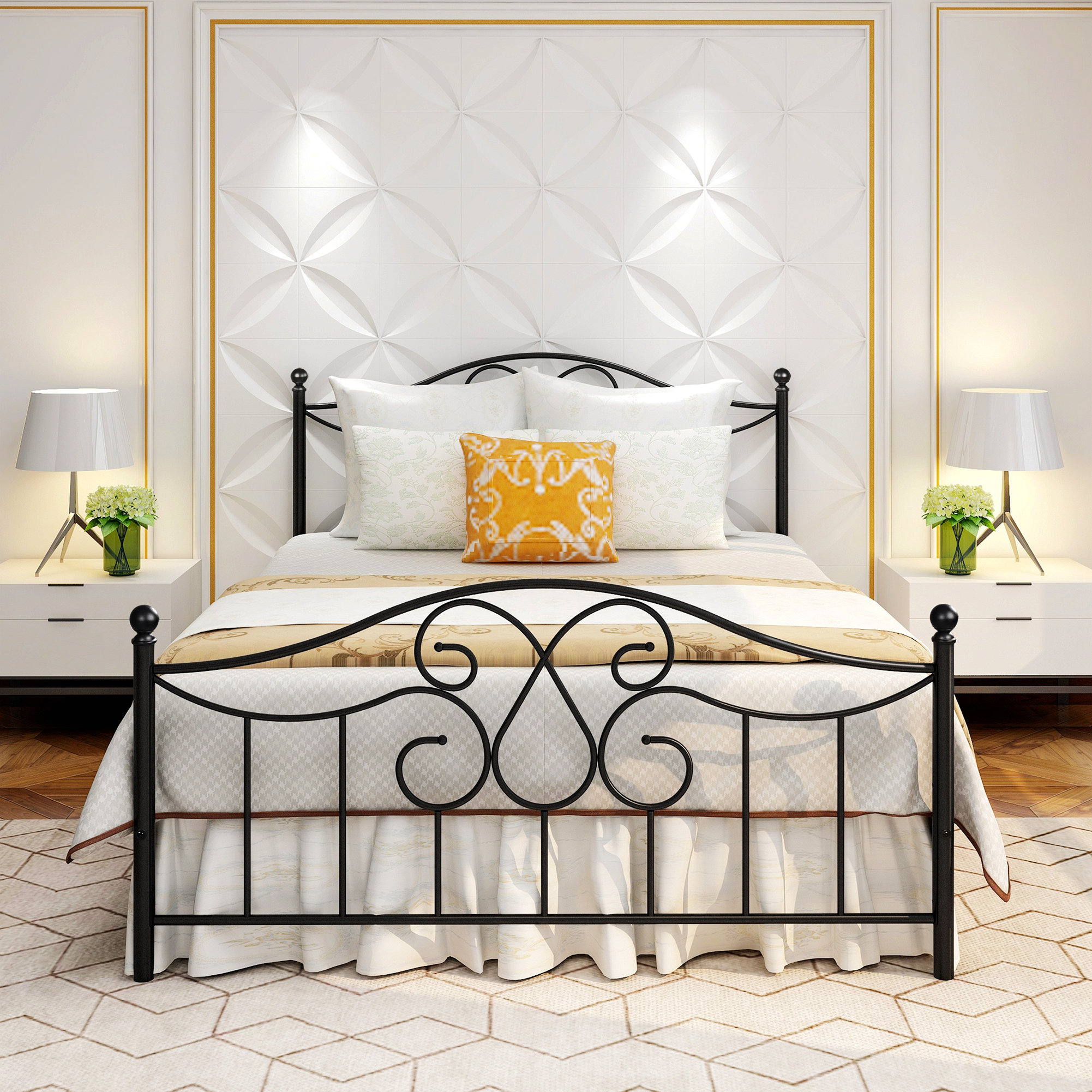Winston Porter Sibora Metal No Bed | Wayfair