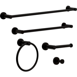 Matte Black Bathroom Hardware Sets You'll Love | Wayfair