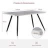 George Oliver Ernst 150cm Nordic 6 - Person Dining Table with Thick ...