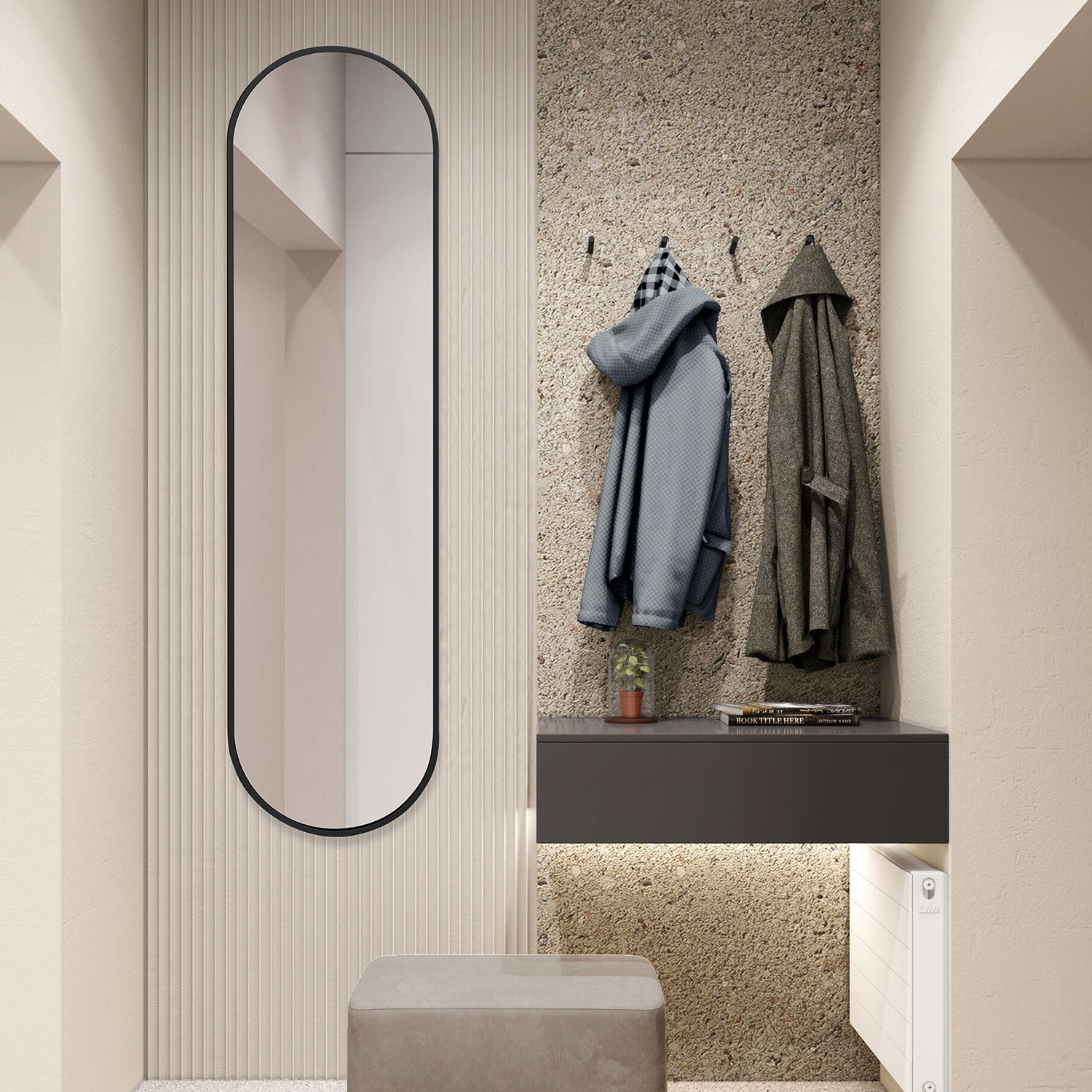 Ebern Designs Nyosha Beveled Modern Full-Length Mirror & Reviews ...