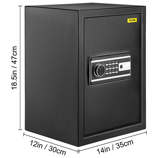VEVOR Carbon Steel Security Safe with Dial/Combination Lock for Home ...