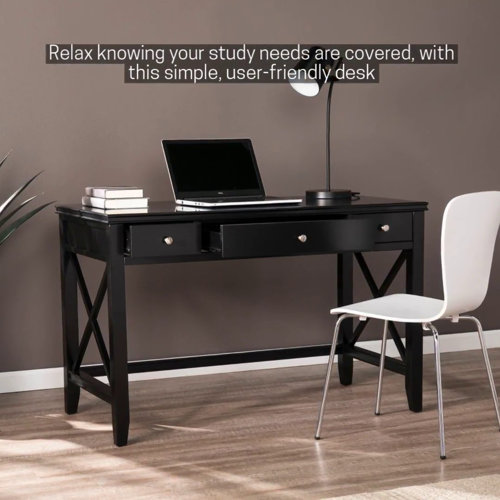 Three Posts™ Meansville Writing Desk & Reviews | Wayfair