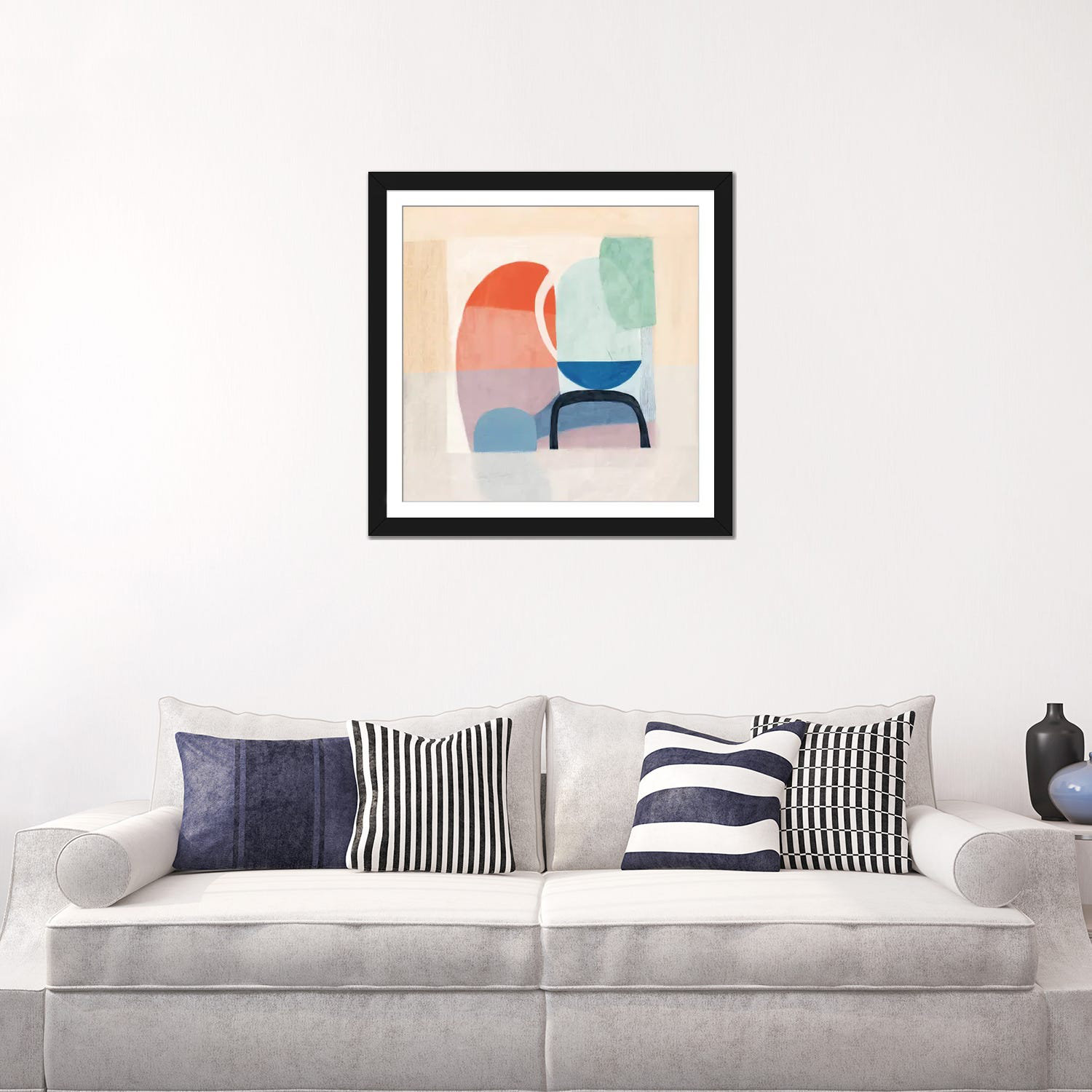 East Urban Home Multiform II - Graphic Art Print on Canvas | Wayfair