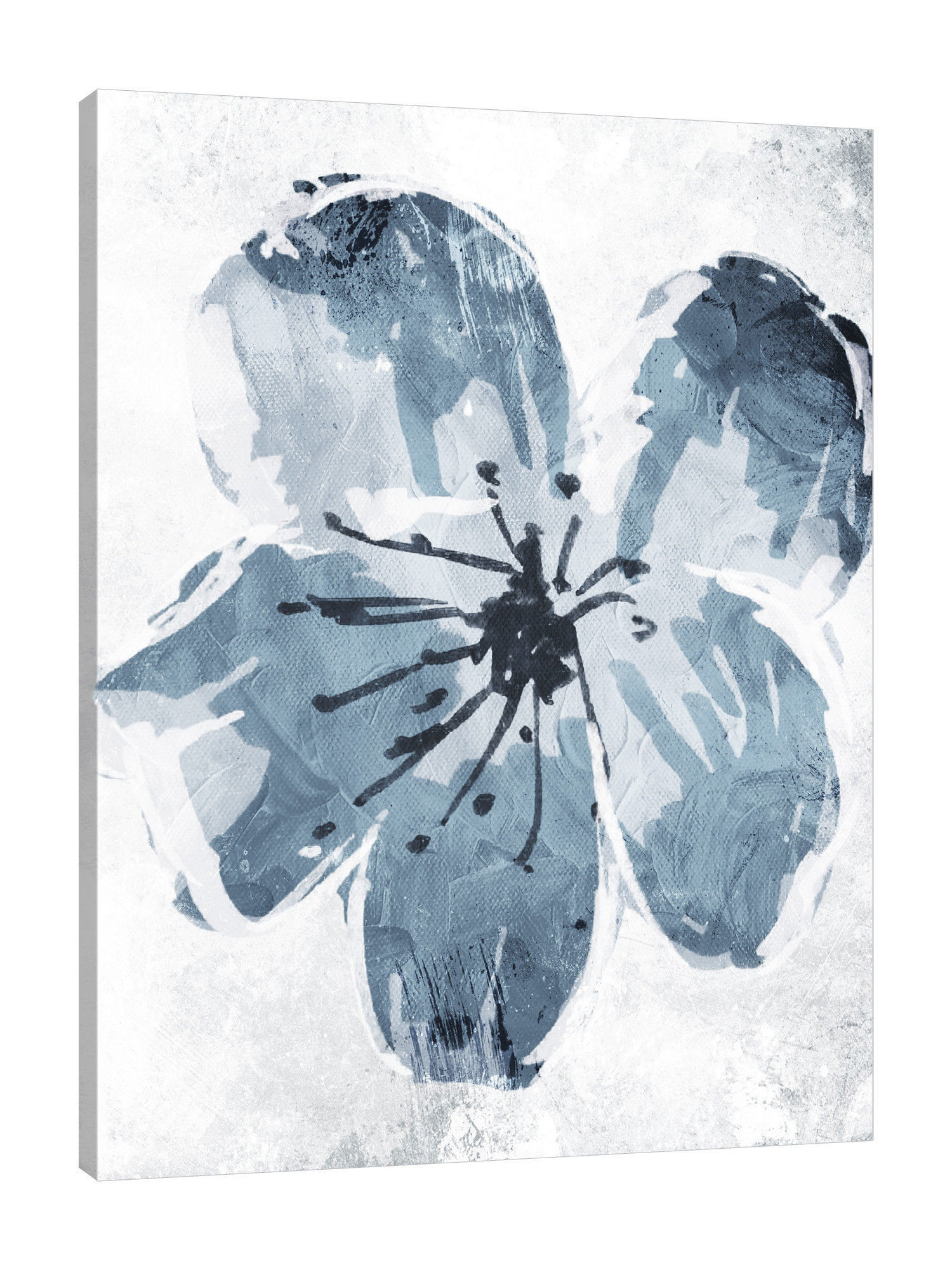 Jaxson Rea "Sketched Cool Flower Mate" Gallery Wrapped Canvas By Onrei ...