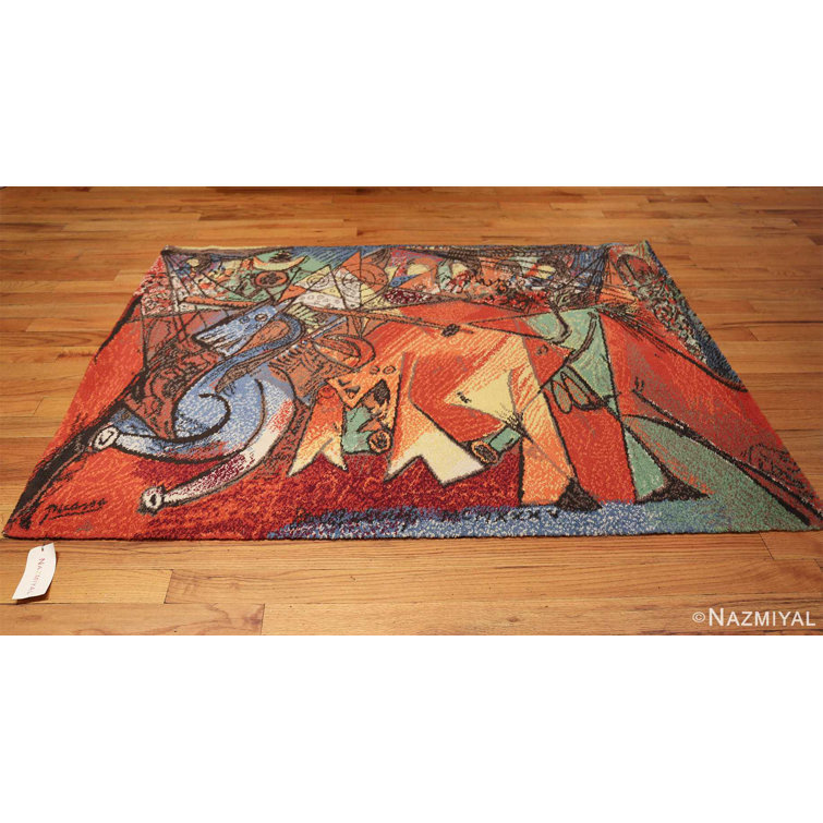 Nazmiyal Collection Vintage Pablo Picasso Rug Ege Art | Perigold