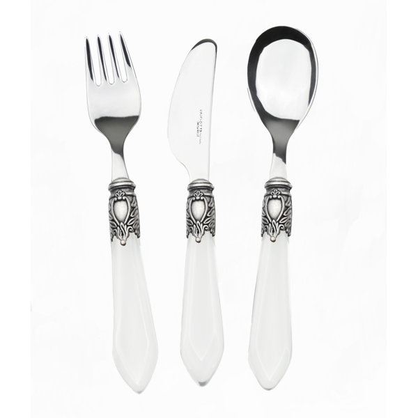 Bugatti Italy 3 - Piece Stainless Steel Flatware Set, Service for 1 ...
