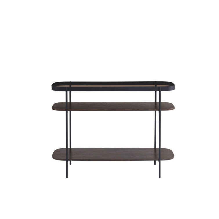 Williston Forge Allmar 90cm Glass Top Console Table | Wayfair.co.uk