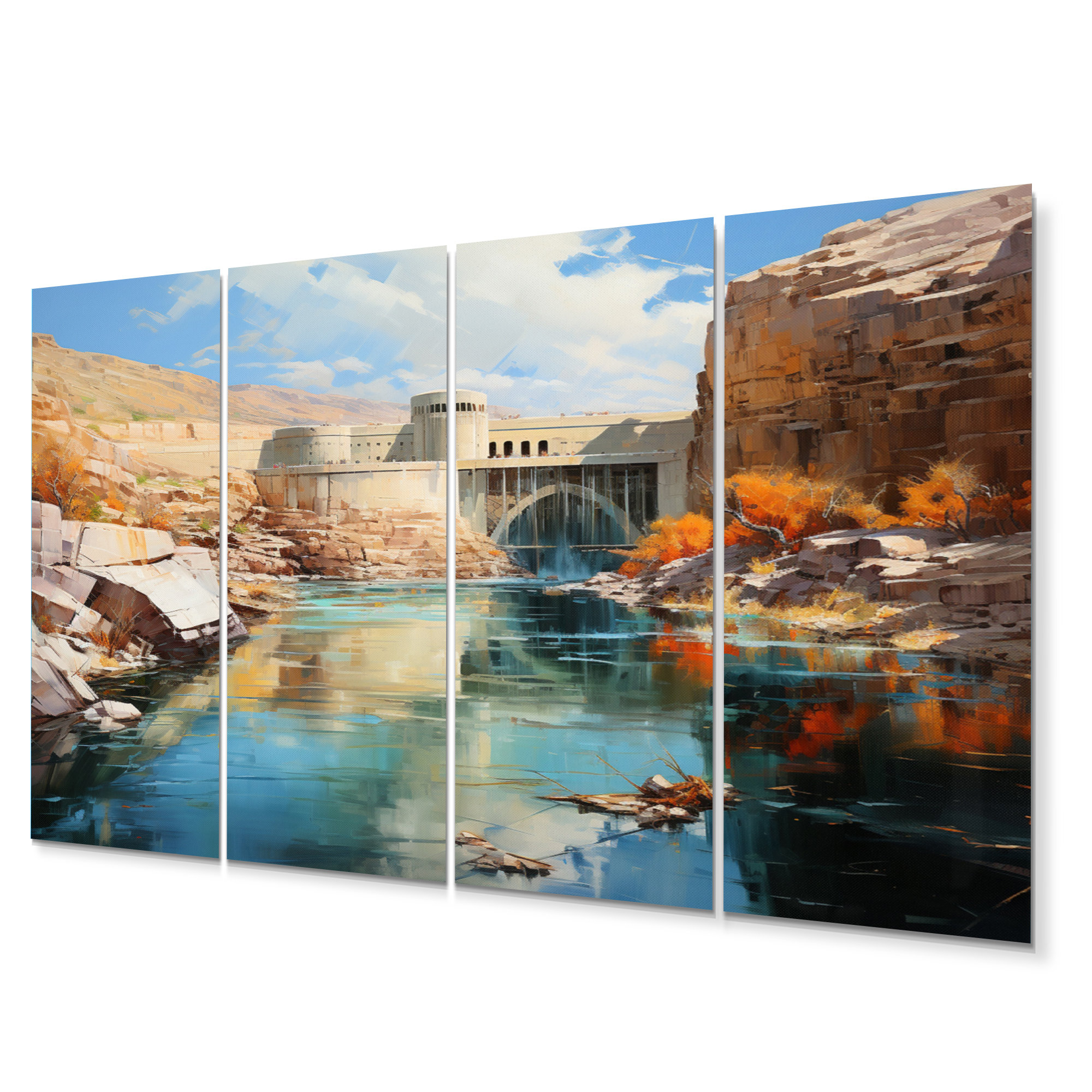 Red Barrel Studio® Glen Canyon Dam - Dams Metal Wall Decor Set ...