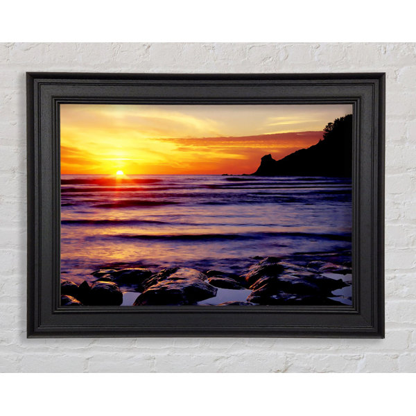 Highland Dunes The Last Glimmer of Sun - Single Picture Frame Art ...