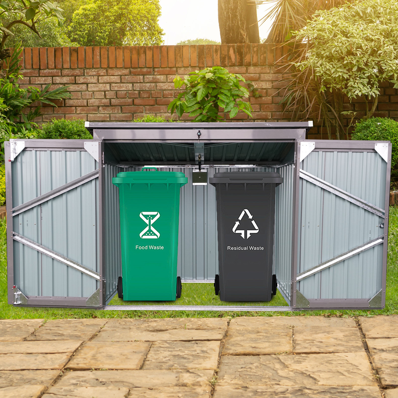 Outdoor Garbage Containers