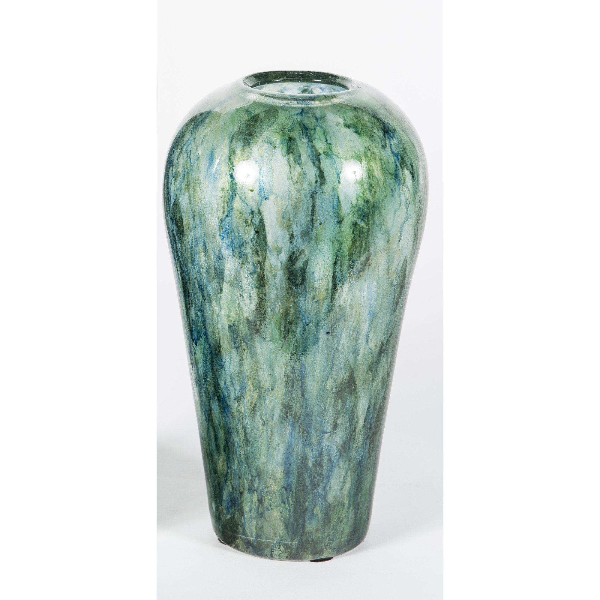 Prima Design Source Watson Blue/Green Glass Table Vase - Wayfair Canada