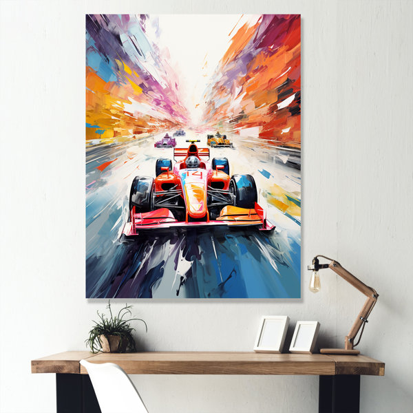 Lark Manor Formula Race On Colourful Fauvist Speed Track I - Race ...
