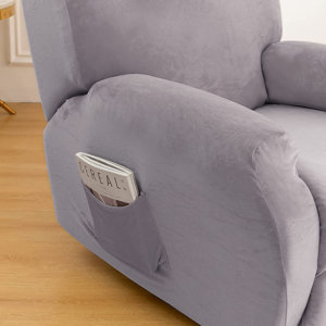 Ebern Designs Box Cushion Recliner Armchair Slipcover & Reviews | Wayfair