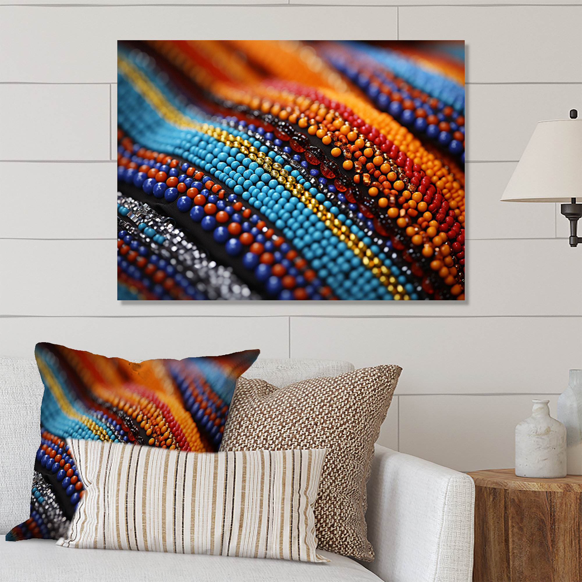 Hokku Designs African Tribes Samburu Beadwork I - African Tribes Metal ...