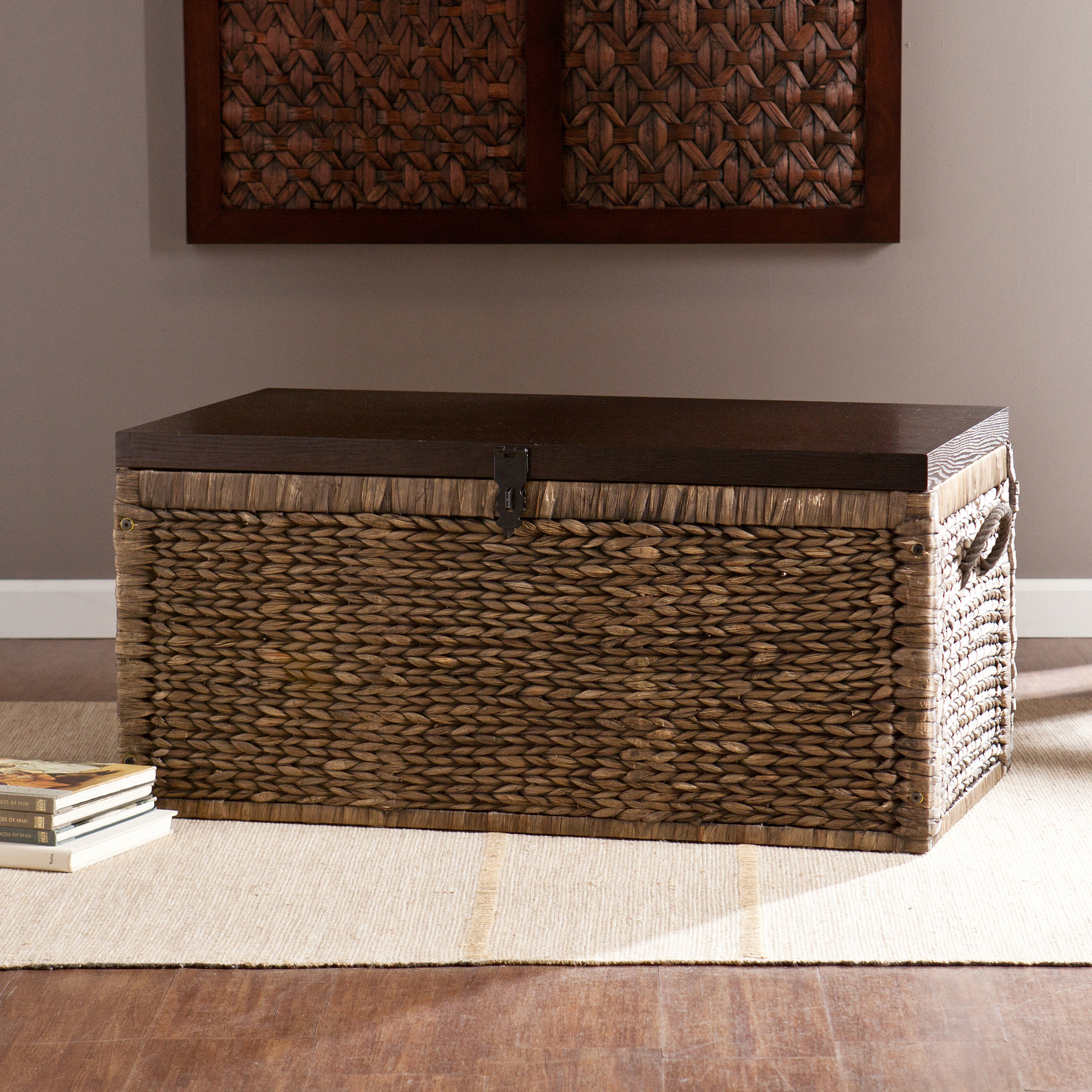 Bay Isle Home™ Weyauwega Water Hyacinth Storage Trunk & Reviews | Wayfair