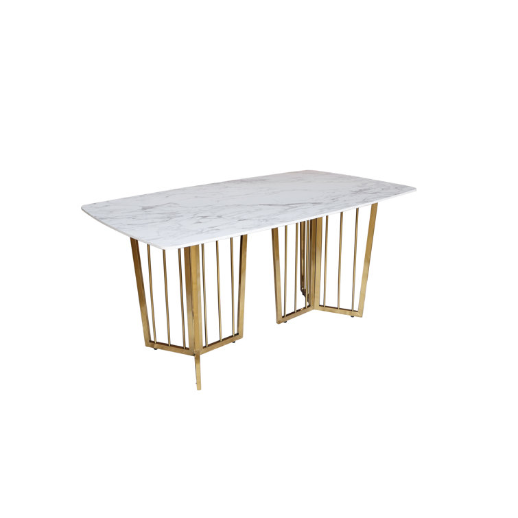 Fairmont Park Mizelle Marble Dining Table | Wayfair.co.uk