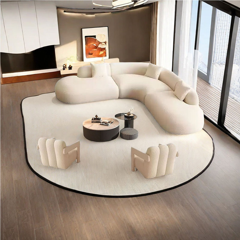 Danbenla design Curved meeting corner shaped sofa | Wayfair