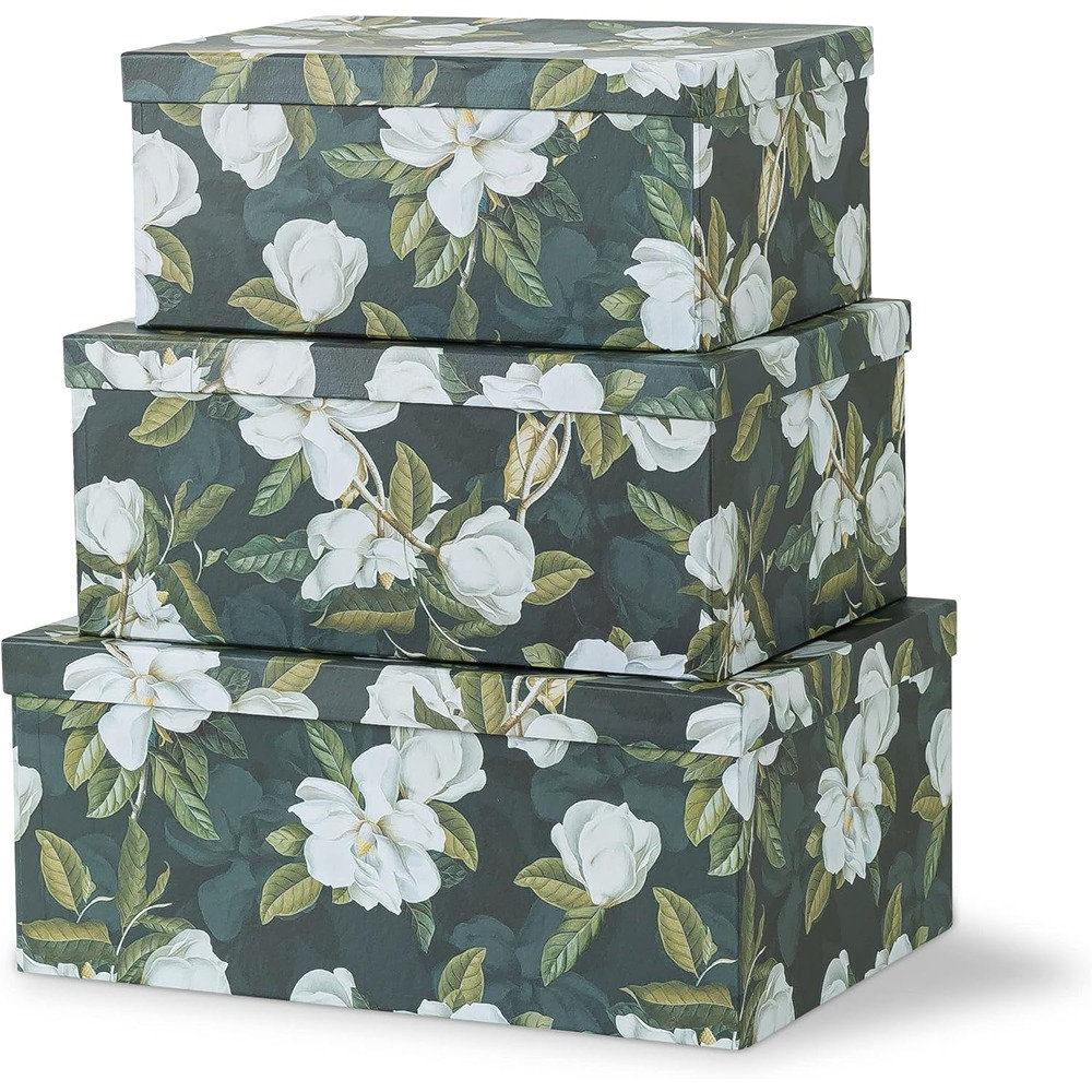 Red Barrel Studio® Decorative Storage Cardboard Boxes With Lids ...