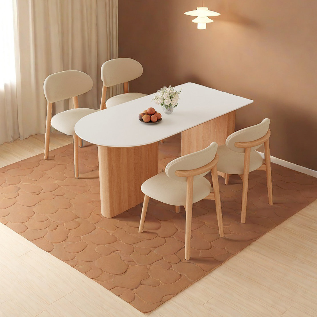 MRzenghong Scandinavian solid wood rock slab dining table | Wayfair