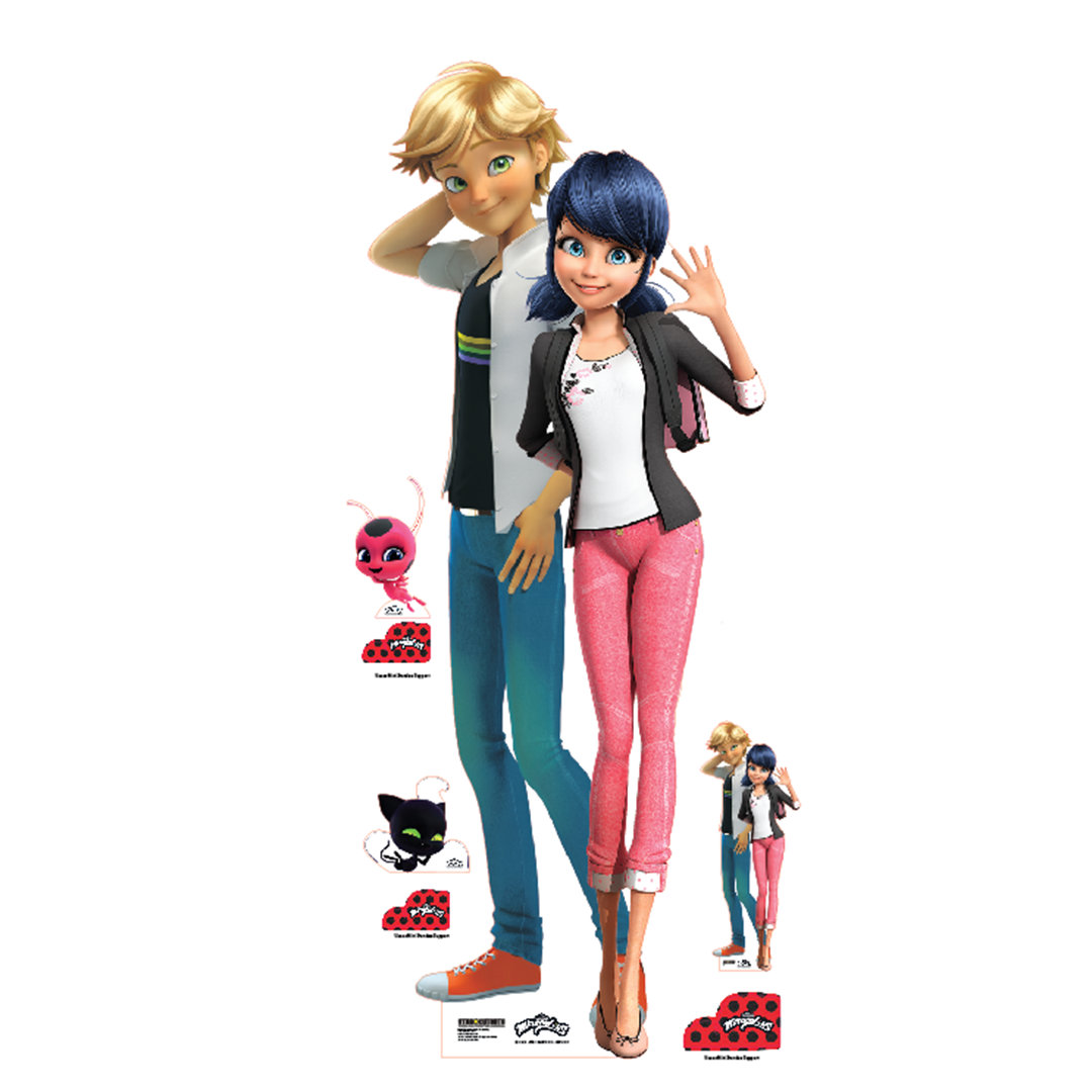 Wet Paint Printing Miraculous Marinette And Adrien Combo Cat Noir ...