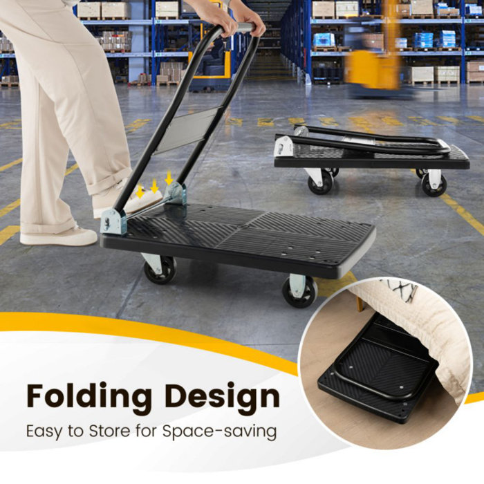 Shimano 440 Lb. Capacity Foldable Platform Dolly | Wayfair